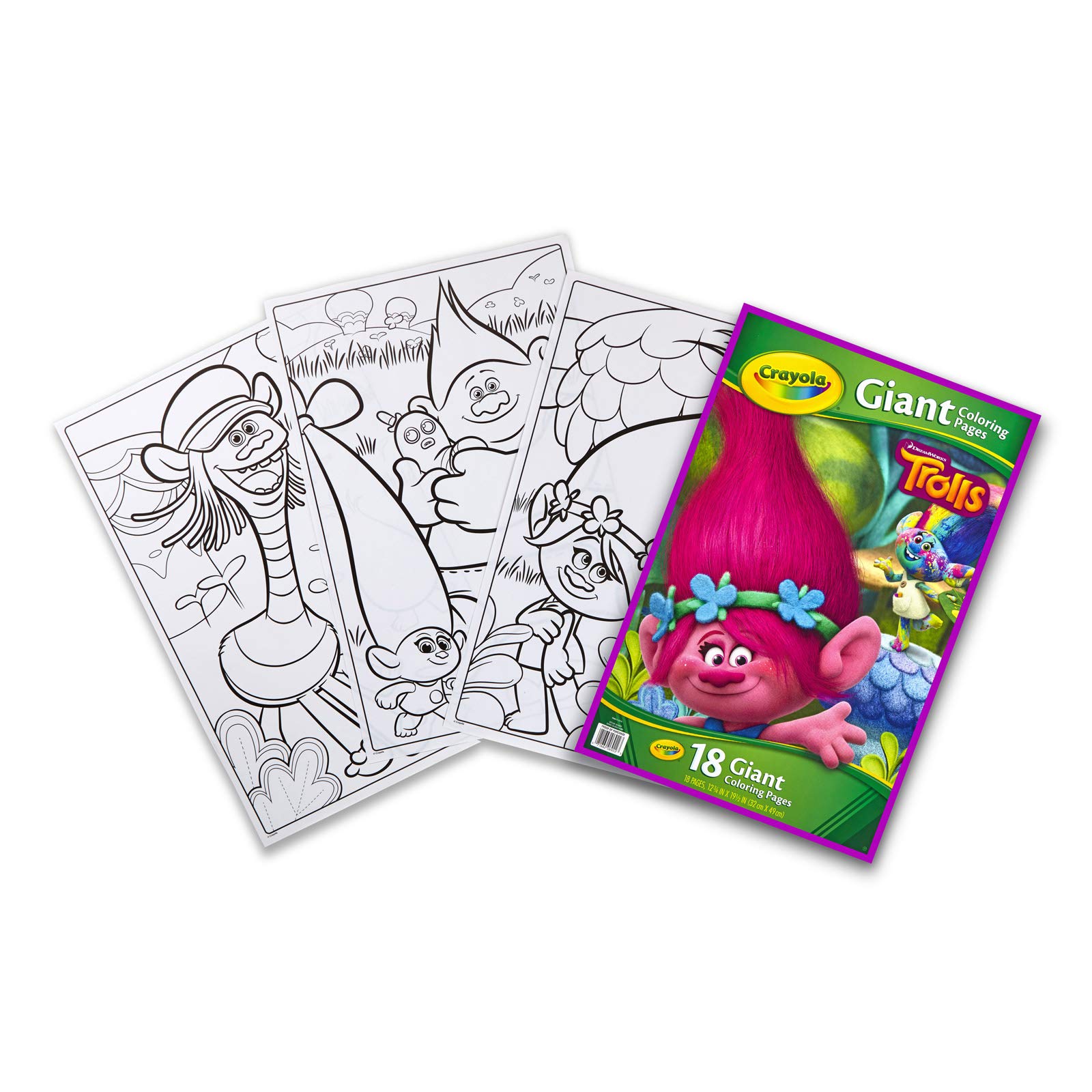 Crayola Giant Coloring Pages, Trolls