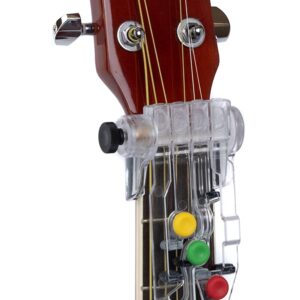 ChordBuddy 42" Full Size Acoustic Guitar Combo Beginner Set with Natural Finish Guitar, Tuner, and Learning System