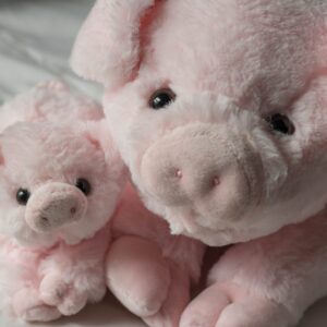 Mother & Baby Stuffed Pig Plush Toy Set | Super Soft Pig Stuffed Animal | Cute Plushies for Kids’ Bedroom | 17" Stuffed Animals for Girls & Boys | Farm Animal Toys by Exceptional Home