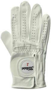 titleist perma soft golf glove mens reg lh pearl, white(x large, worn on left hand)