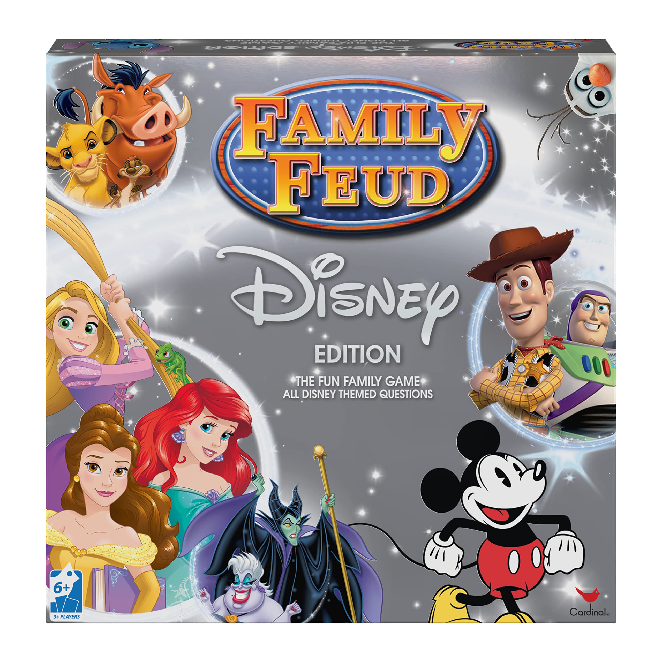 Family Feud Disney Edition Game for Adults, Families and Kids Ages 6 and up, by Spin Master