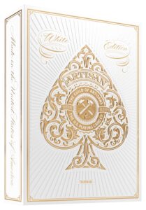 artisan playing cards (white)