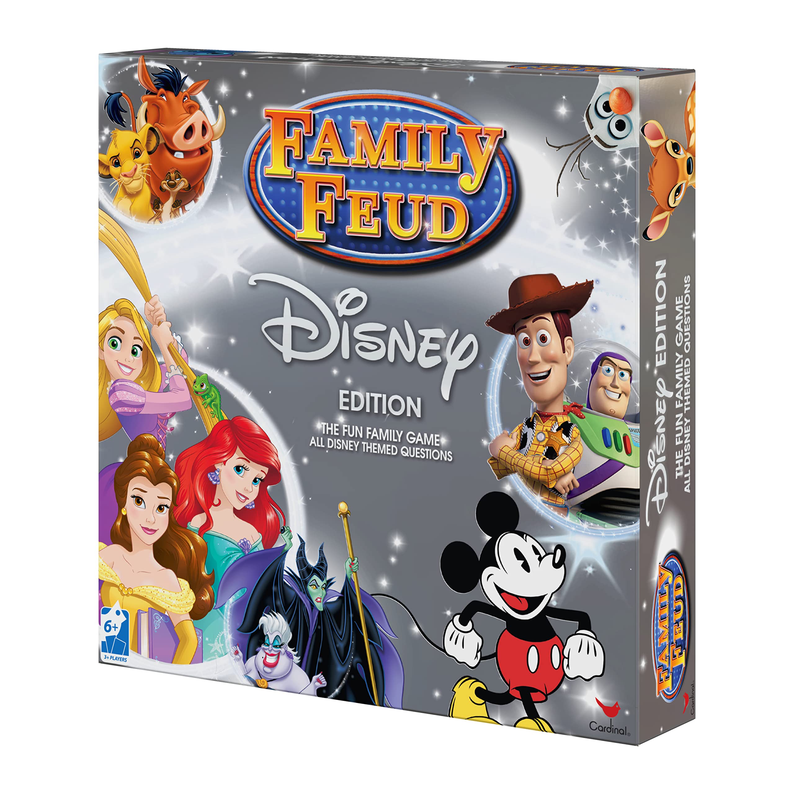 Family Feud Disney Edition Game for Adults, Families and Kids Ages 6 and up, by Spin Master