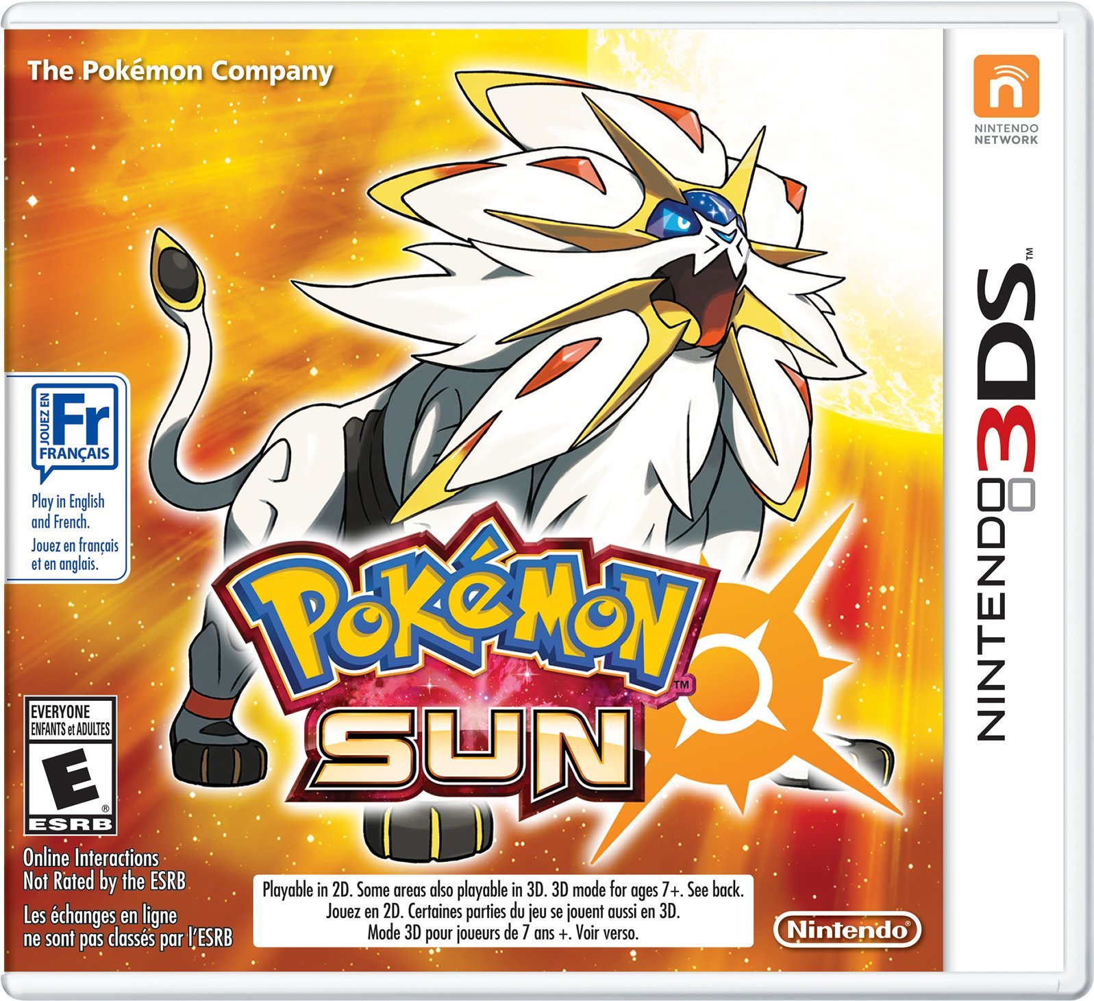 Nintendo Pokemon Sun 3DS