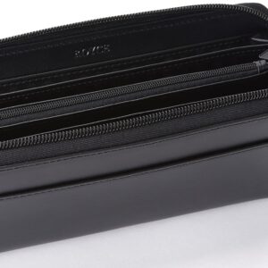 ROYCE RFID Blocking Continental Clutch Wallet Handcrafted in Genuine Leather - Black