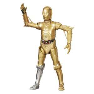 star wars 2016 the black series c-3po exclusive action figure (silver right leg) 6 inches