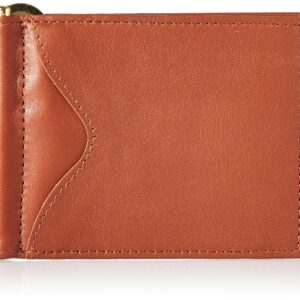 Royce Leather RFID Blocking Money Clip Credit Card Wallet in Leather, Tan, One Size