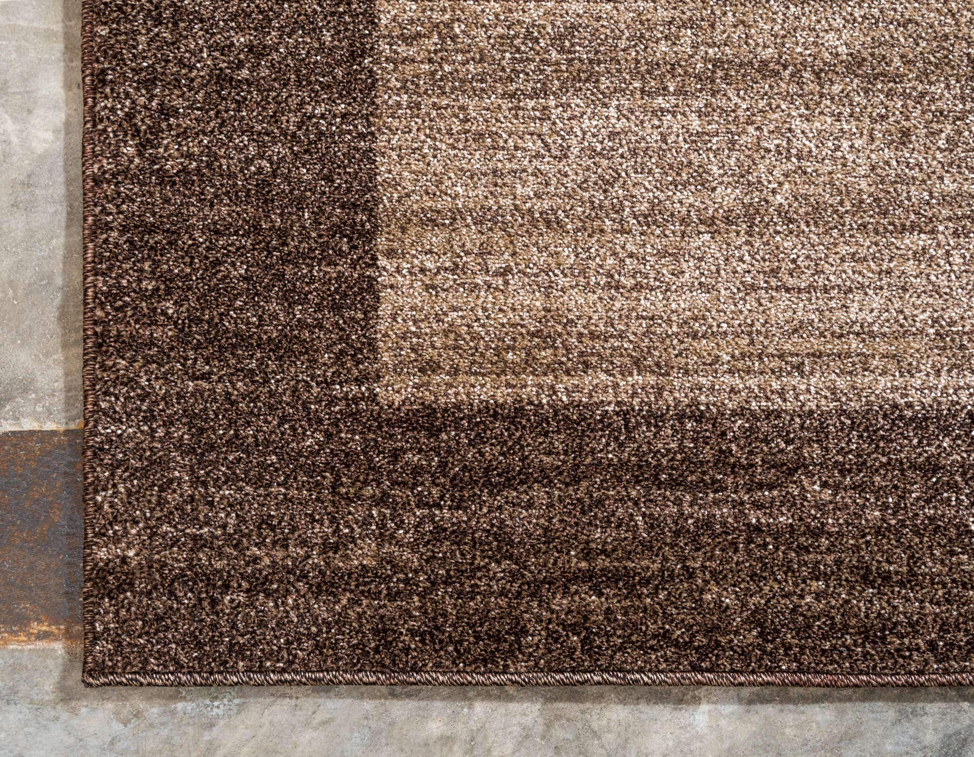 Unique Loom Del Mar Collection Area Rug - Abigail (2' 7" x 10' Runner, Light Brown/ Beige)