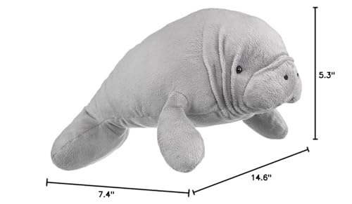 Wildlife Artists Manatee Plush Toy 16" L