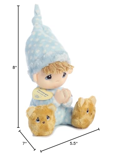 Aurora® Inspirational Precious Moments™ Precious Prayer Boy Stuffed Animal - Cherished Memories - Enduring Comfort - Blue 9.5 Inches