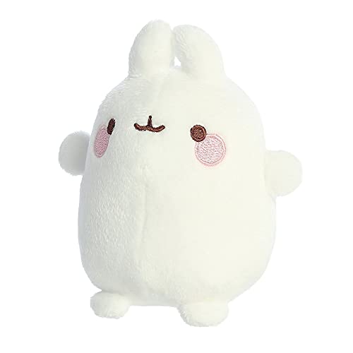 Aurora® Playful Molang Molang Stuffed Animal - Adorable Characters - Playful Fun - White 5 Inches