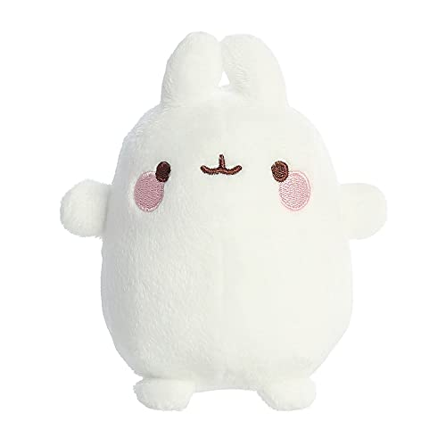 Aurora® Playful Molang Molang Stuffed Animal - Adorable Characters - Playful Fun - White 5 Inches