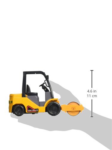 Big Daddy Trucks-Small Lightweight Friction Powered Compact Steamroller That can roll Objects and is Easy to Move Around