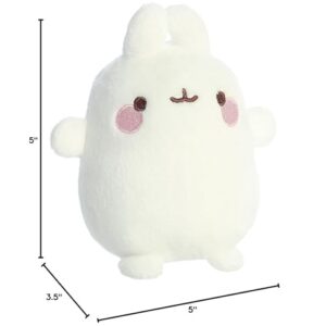 Aurora® Playful Molang Molang Stuffed Animal - Adorable Characters - Playful Fun - White 5 Inches