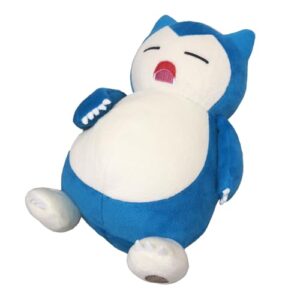 sanei pokemon all star collection snorlax stuffed plush toy, 8"