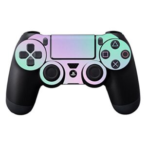 mightyskins skin compatible with sony ps4 controller - cotton candy | protective, durable, and unique vinyl decal wrap cover | easy to apply, remove, and change styles | made in the usa