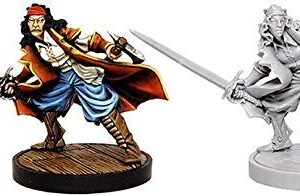 Gale Force Nine Dungeons & Dragons - "Curse of Strahd" Ezmerelda D'Avenir & Rudolph Van Richten (2 figs), Multicolor