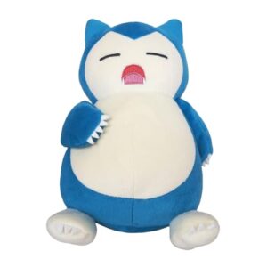 Sanei Pokemon All Star Collection Snorlax Stuffed Plush Toy, 8"