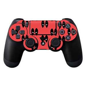 mightyskins skin compatible with sony ps4 controller - dead eyes pool | protective, durable, and unique vinyl decal wrap cover | easy to apply, remove, and change styles | made in the usa