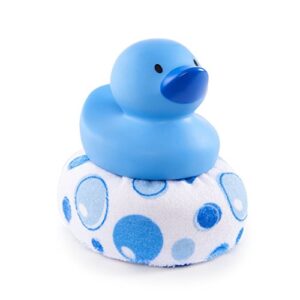 munchkin® duck duck clean sponge bath toy, blue