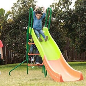 Outdoor Slide, Playground Slide, Plastic Slide for Playground, Playset Slide, 8 Ft Slide for Swing Set, 8ft Deck Slide, Indoor/Outdoor Backyard Slide for Kids Ages 3-8