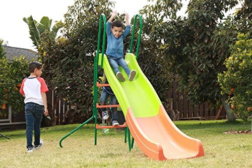 Outdoor Slide, Playground Slide, Plastic Slide for Playground, Playset Slide, 8 Ft Slide for Swing Set, 8ft Deck Slide, Indoor/Outdoor Backyard Slide for Kids Ages 3-8