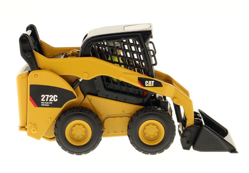 1:32 Caterpillar 272C Skid Steer Loader - Core Classics Series by Diecast Masters - 85167C (Comes with Pallet Fork and Grapple Bucket Attachment)