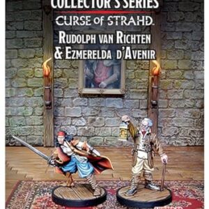 Gale Force Nine Dungeons & Dragons - "Curse of Strahd" Ezmerelda D'Avenir & Rudolph Van Richten (2 figs), Multicolor