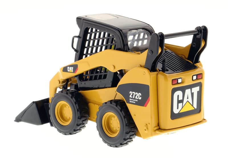 1:32 Caterpillar 272C Skid Steer Loader - Core Classics Series by Diecast Masters - 85167C (Comes with Pallet Fork and Grapple Bucket Attachment)