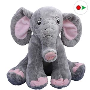 Stuffems Toy Shop Record Your Own Plush 16 inch Elephant - Ready to Love in A Few Easy Steps