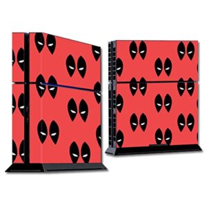 mightyskins skin compatible with sony ps4 console - dead eyes pool | protective, durable, and unique vinyl decal wrap cover | easy to apply, remove, and change styles | made in the usa