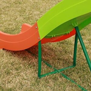 Outdoor Slide, Playground Slide, Plastic Slide for Playground, Playset Slide, 8 Ft Slide for Swing Set, 8ft Deck Slide, Indoor/Outdoor Backyard Slide for Kids Ages 3-8