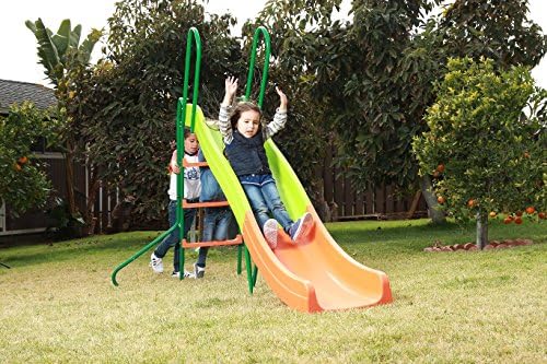 Outdoor Slide, Playground Slide, Plastic Slide for Playground, Playset Slide, 8 Ft Slide for Swing Set, 8ft Deck Slide, Indoor/Outdoor Backyard Slide for Kids Ages 3-8