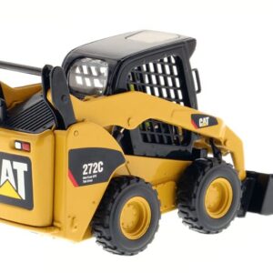 1:32 Caterpillar 272C Skid Steer Loader - Core Classics Series by Diecast Masters - 85167C (Comes with Pallet Fork and Grapple Bucket Attachment)