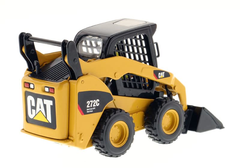 1:32 Caterpillar 272C Skid Steer Loader - Core Classics Series by Diecast Masters - 85167C (Comes with Pallet Fork and Grapple Bucket Attachment)