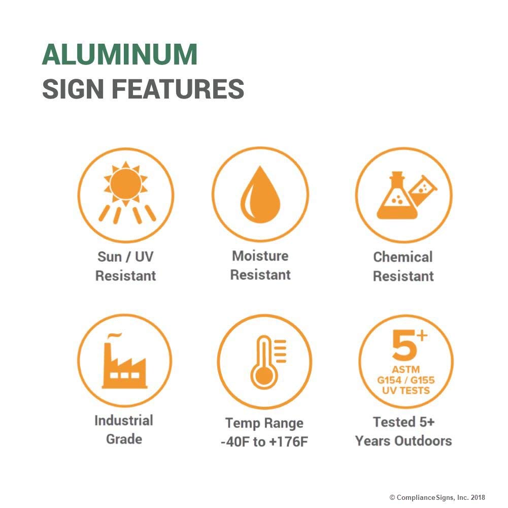 ComplianceSigns.com Maximum Capacity____ English + Spanish Sign, 14x10 in. Aluminum for Dining/Hospitality/Retail