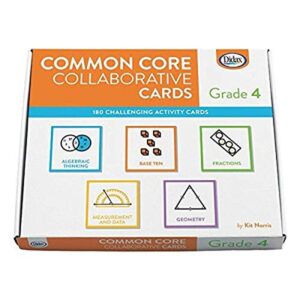 didax educational resources common core collaborative cards, gr.4