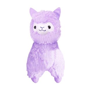 TOLLION Cuddly Soft Purple Alpaca Llama Lamb Toy -7" Stuffed Animal Cushion Plush Doll Valentine Gift New Baby Gift Graduate Gift Lovers Anniversary Fiesta Gift for Girlfriend Children and Friends