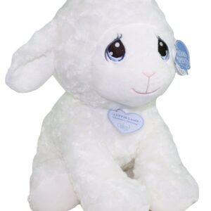 Aurora® Inspirational Precious Moments™ Luffie Lamb Stuffed Animal - Cherished Memories - Enduring Comfort - White 12 Inches