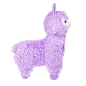 TOLLION Cuddly Soft Purple Alpaca Llama Lamb Toy -7" Stuffed Animal Cushion Plush Doll Valentine Gift New Baby Gift Graduate Gift Lovers Anniversary Fiesta Gift for Girlfriend Children and Friends