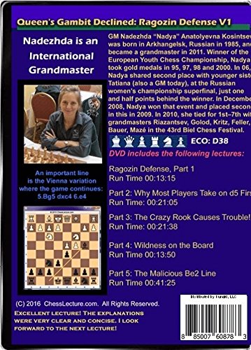 Chess Lecture Queen's Gambit Declined - Ragozin Defense - 2 DVDs Volume 148