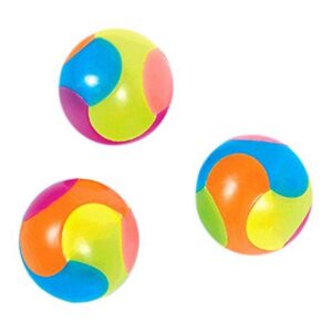 amscan puzzle balls party supplies, 1", multi color