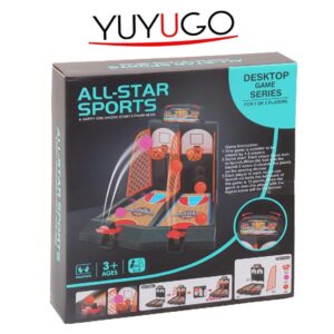 Basketball Shooting Game, YUYUGO 2-Player Desktop Table Basketball Games Classic Arcade Games Basketball Hoop Set, Fun Sports Toy for Adults-Help Reduce Stress