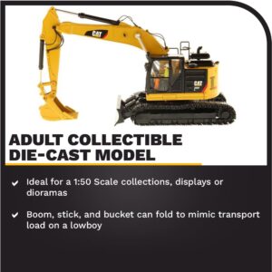 Diecast Masters 1:50 Caterpillar 335F L Hydraulic Excavator | High Line Series Cat Trucks & Construction Equipment | Scale Model Collectible | 85925