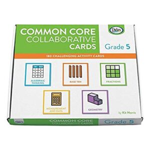 didax educational resources common core collaborative cards, gr.5