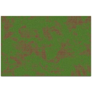 Stratagem 6' x 4' Open Field Grass Terrain Neoprene Tabletop Wargaming Grass Field Battlemat with Carrying Case