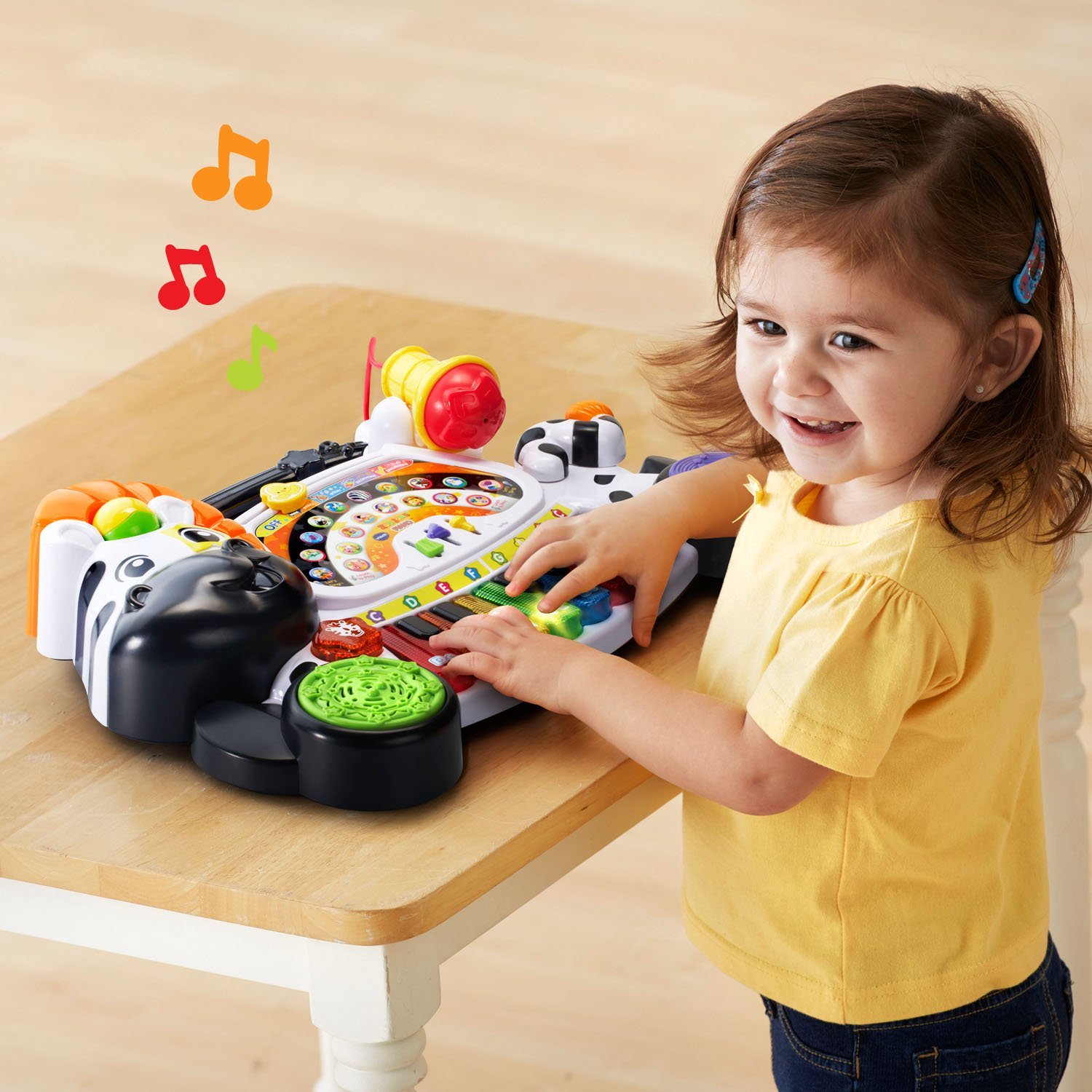 VTech Zoo Jamz Piano, for kids (18 months-4 years), White (Frustration Free Packaging