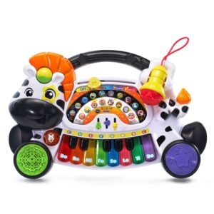 vtech zoo jamz piano, for kids (18 months-4 years), white (frustration free packaging