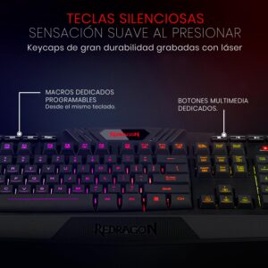 Mechanical Keyboard Wireless, 3-Modes Bluetooth Mechanical Keyboard, Software Support, 96 Keys with Numpad Arrow Keys, for Windows Mac, Keyboard Low Profile Red Switch, K684 Black