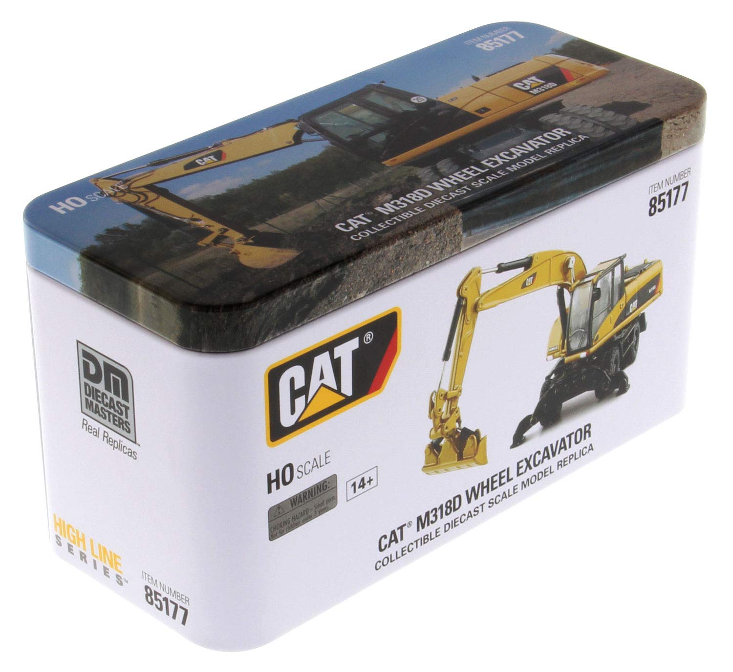 Diecast Masters 1:87 Caterpillar M318D Wheel Excavator – HO Series 85177